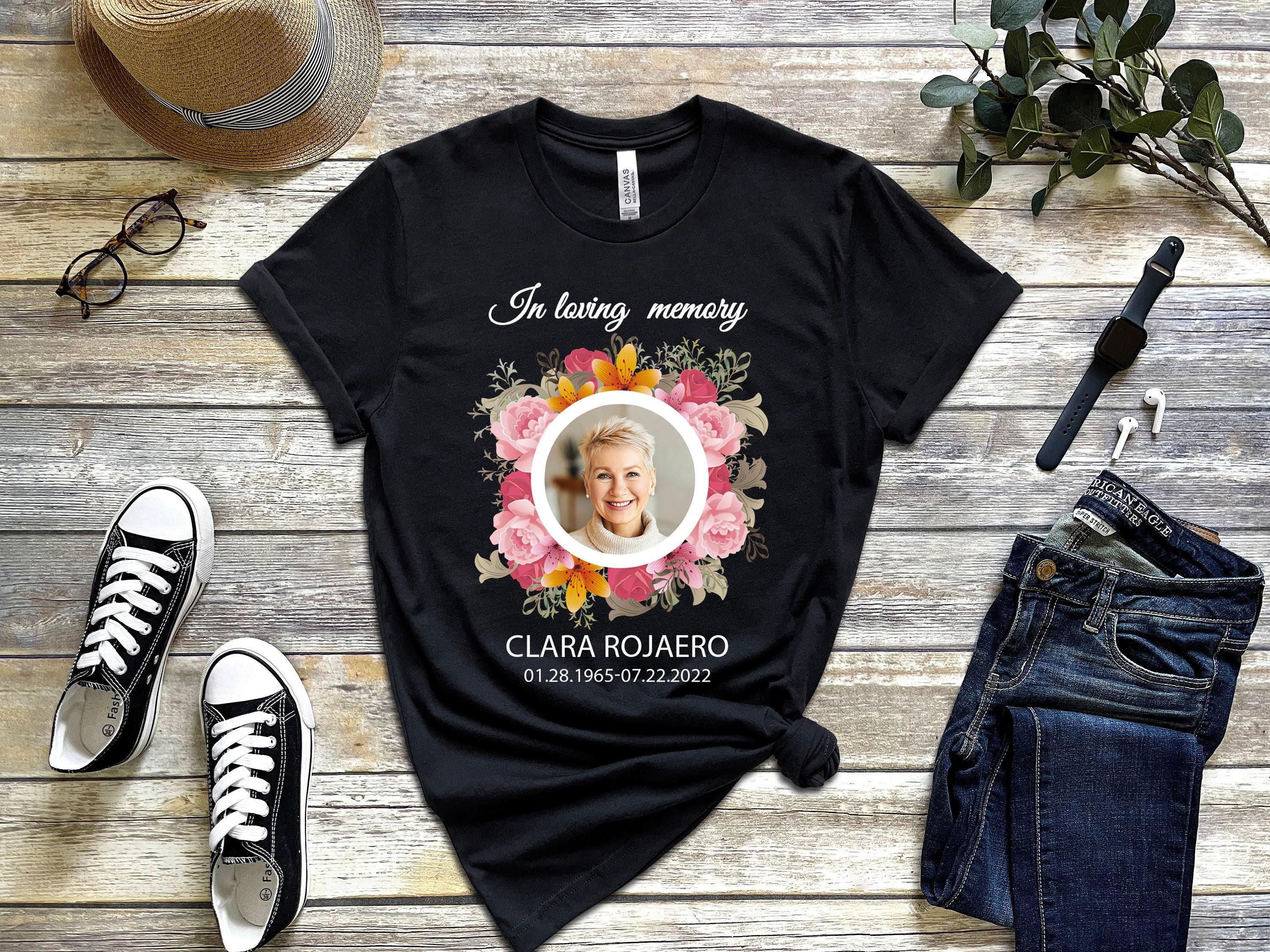 Custom in Loving Memory T-shirt, Custom Funeral Shirt, Personalized ...