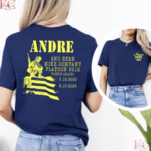 Personalized Military Graduation T-shirt Proud Army Family Gift US ...