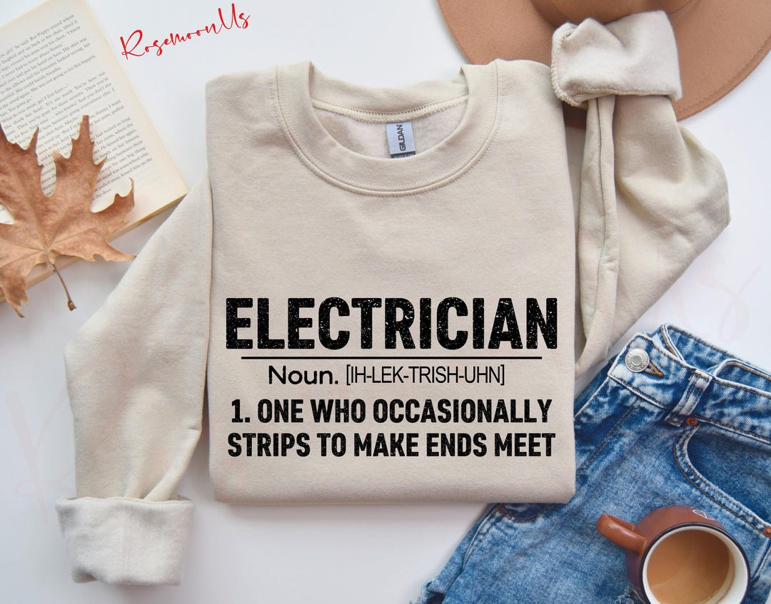 Electrician Sweatshirt, Electrician Sweater, Unisex Hoodie, Gift for ...