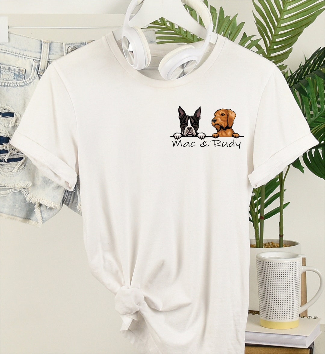 Custom Dog Shirt, Custom Dog Tshirt, Custom Dog Photo and Name Shirt ...