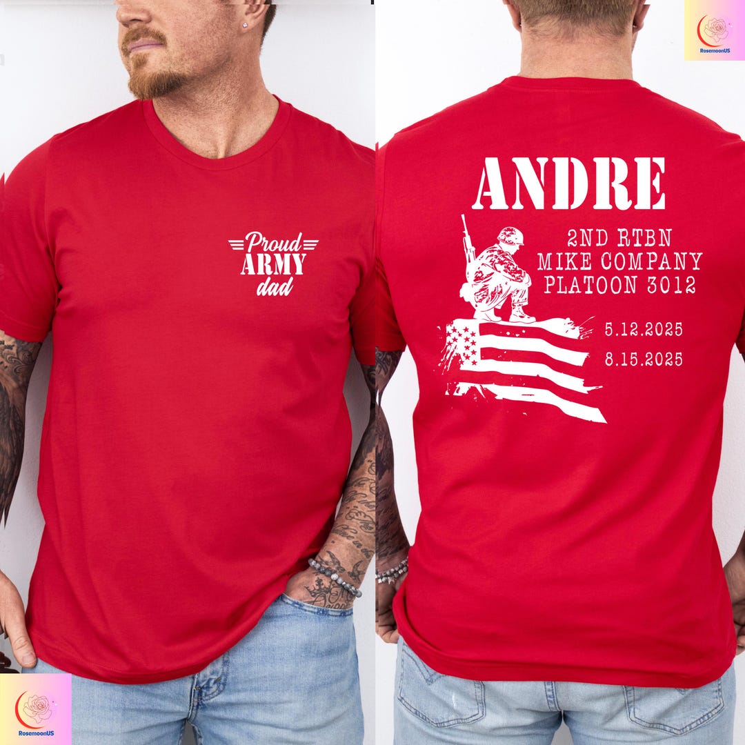 Personalized Military Graduation T-shirt Proud Army Family Gift US ...