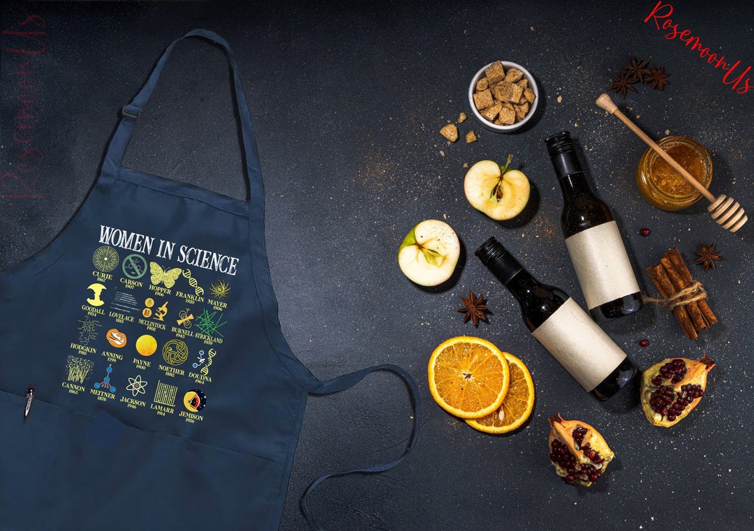 Women in Science Apron, Mothers Day Gift, New Home Gift, Cute Apron for ...