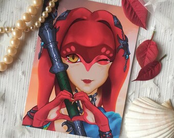 Zelda Postcard - Etsy