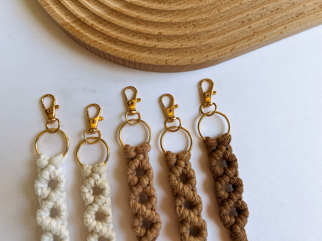 Macrame Keychains / Boho Keychains / Purse Charm / Macrame Accessories ...