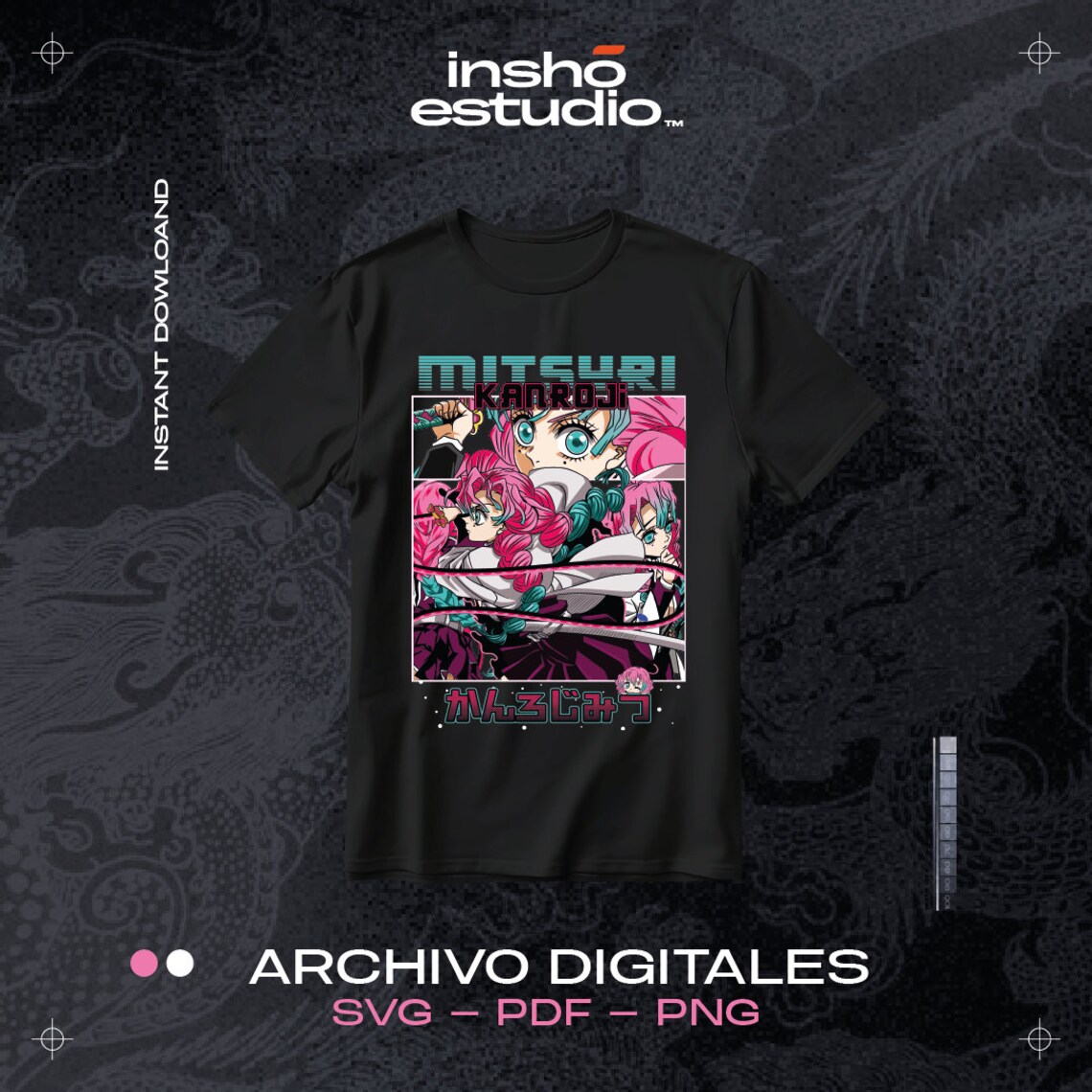 Vector Mitsuri / Kimetsu No Yaiba / Anime Desing / Vector Anime ...