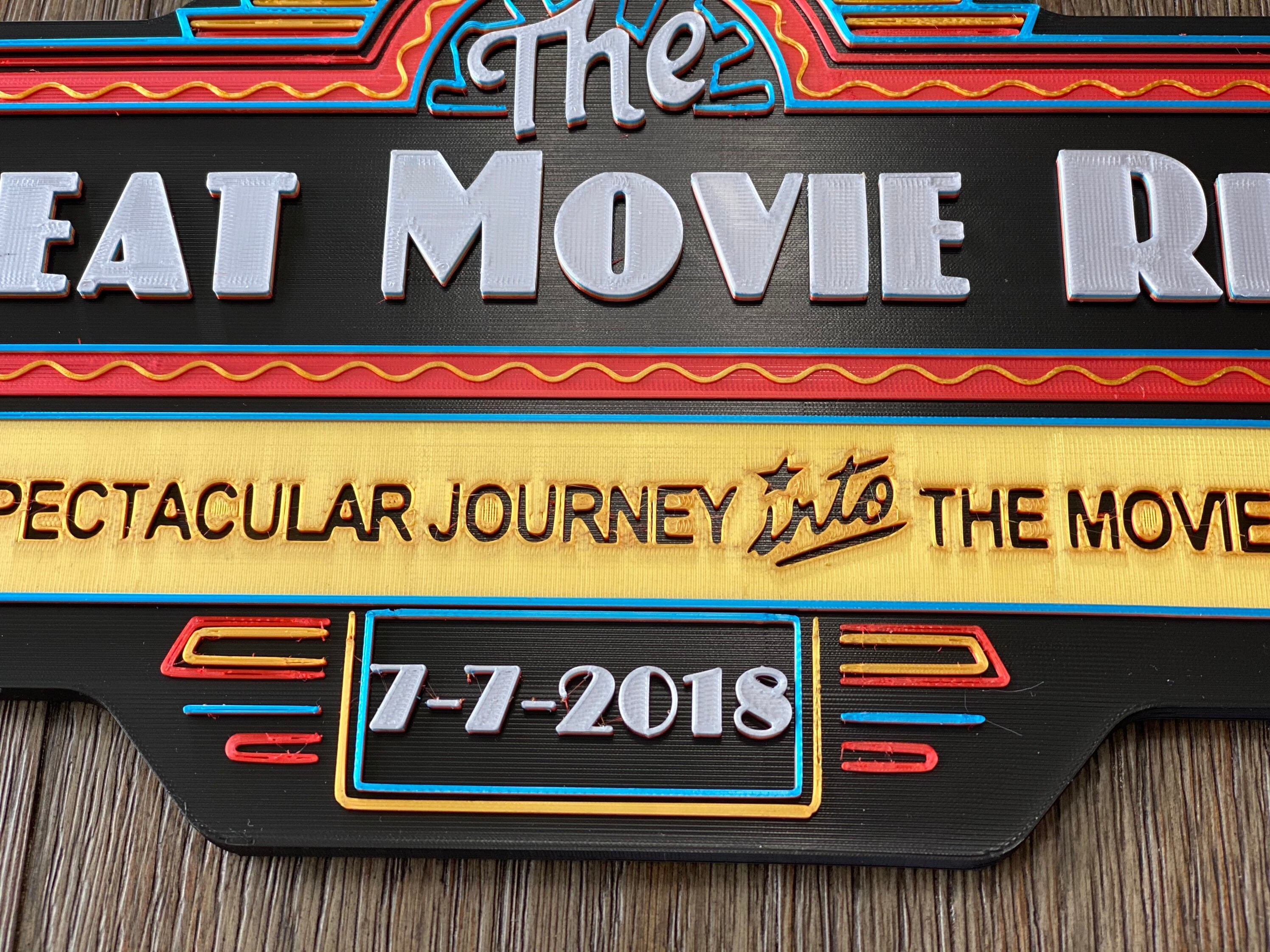 The Great Movie Ride Sign customizable - Etsy Canada