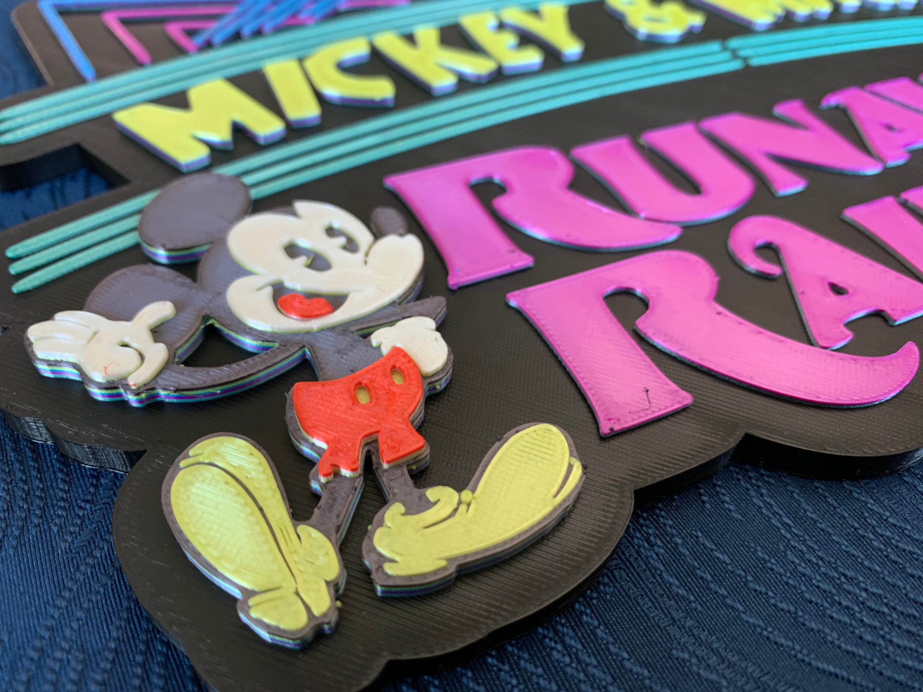 Mickey & Minnies Runaway Railway Inspired Sign - Etsy