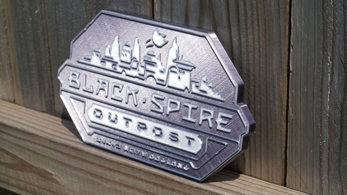 Black Spire Outpost Sign | Etsy