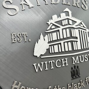 Sanderson Witch Museum Inspired Sign glows in the Dark - Etsy