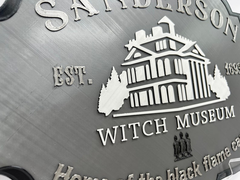 Sanderson Witch Museum Inspired Sign glows in the Dark - Etsy
