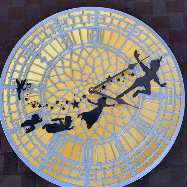 Peter Pan Clock - Etsy