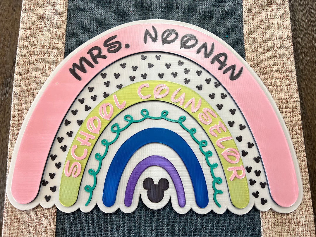 Boho Inspired Rainbow Sign *personalization* - Etsy