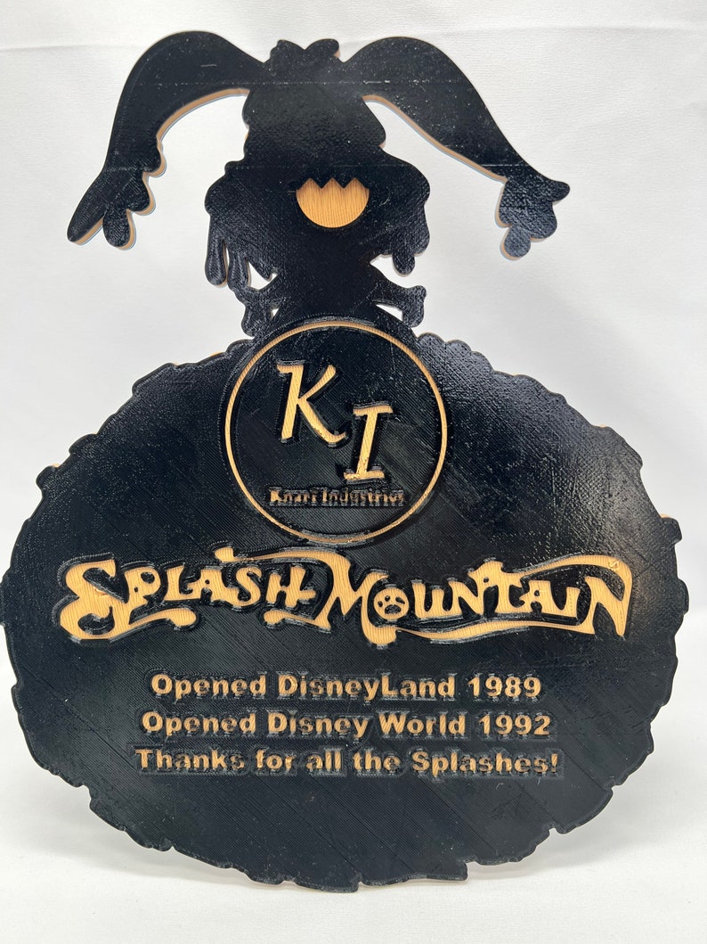 Splash Mountain Inspired Tribute Sign - Etsy