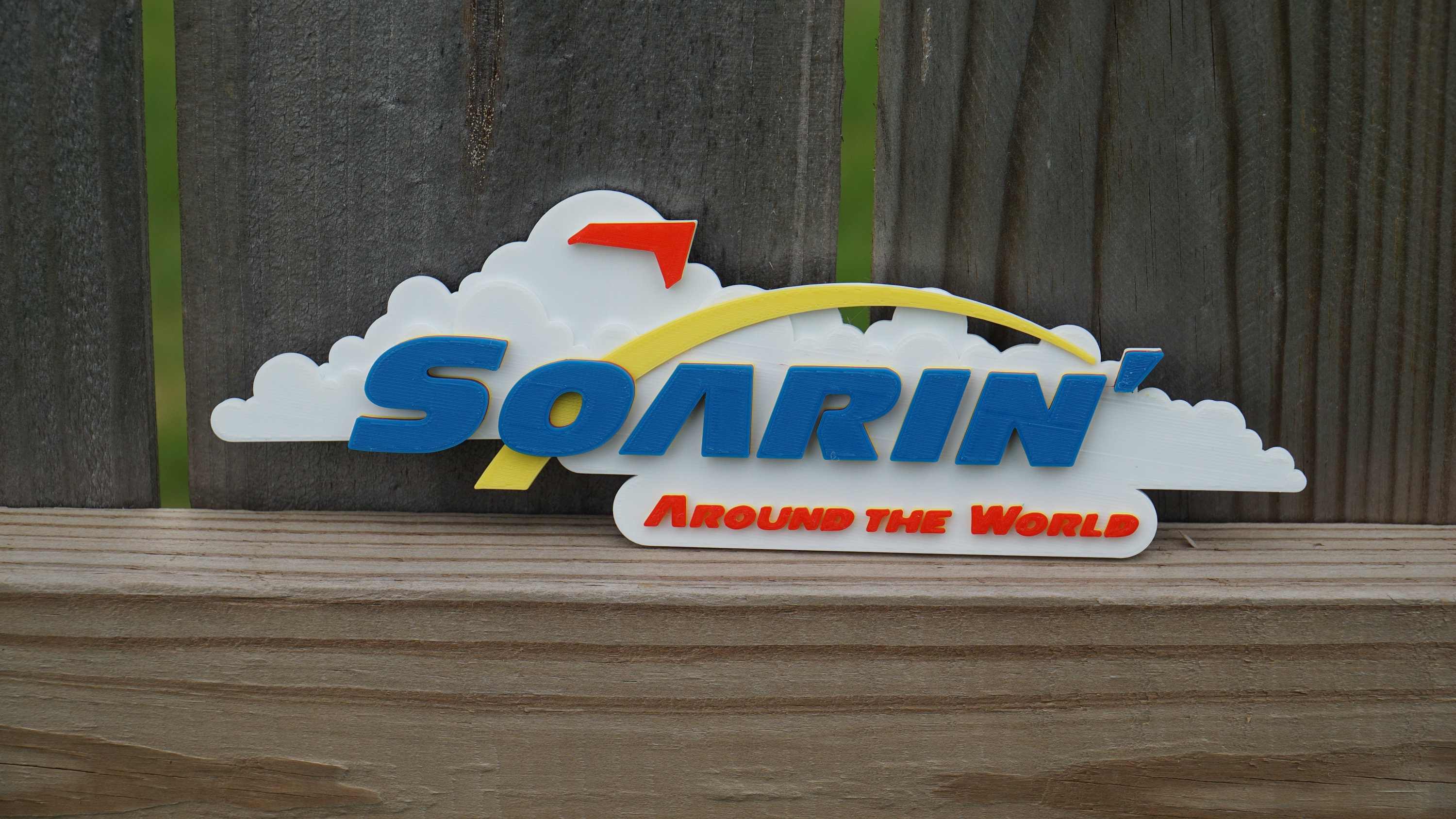 Soarin' Around the World Sign | Etsy