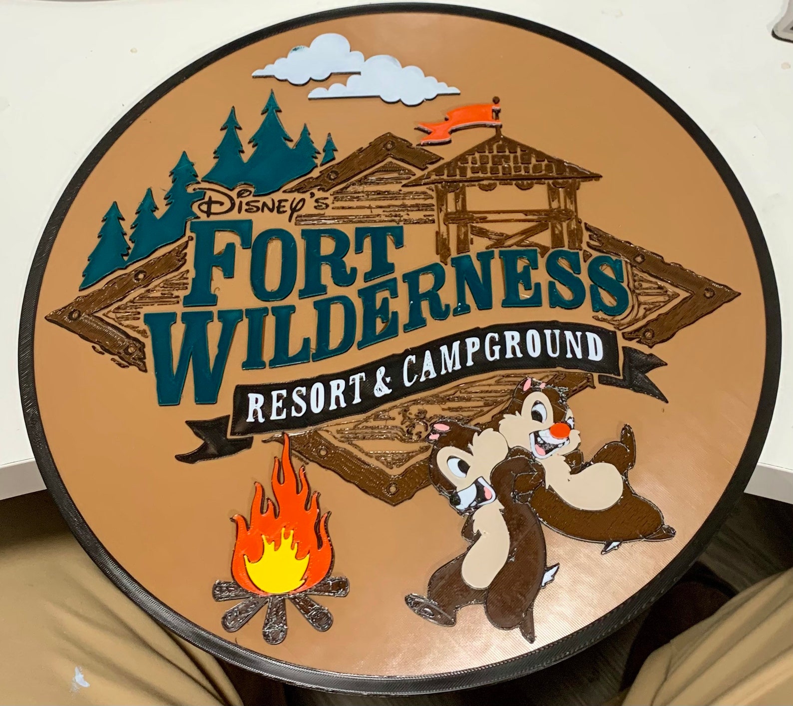 Fort Wilderness FT. Chip & Dale Sign - Etsy