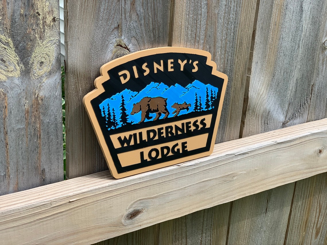 Wilderness Lodge Sign - Etsy