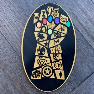 Infinity Gauntlet Sign - Etsy