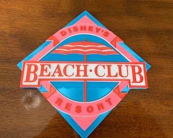 Disney's Beach Club Resort Sticker - Etsy