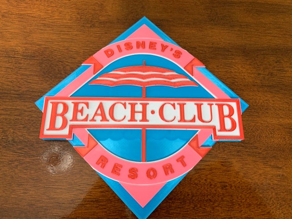 Beach Club Resort Sign - Etsy
