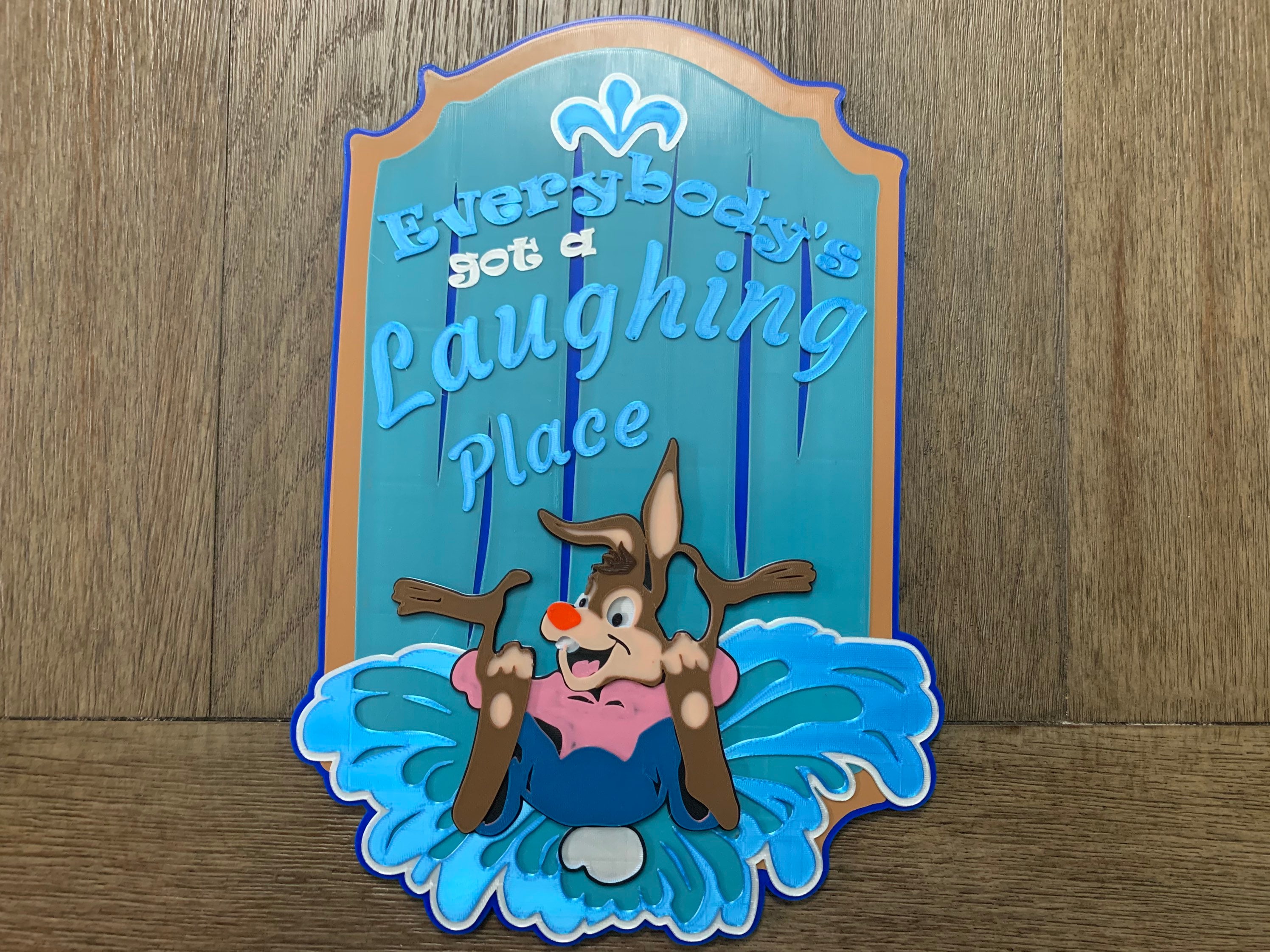 Splash Mountain Everybodys got a Laughing Place Sign | Etsy