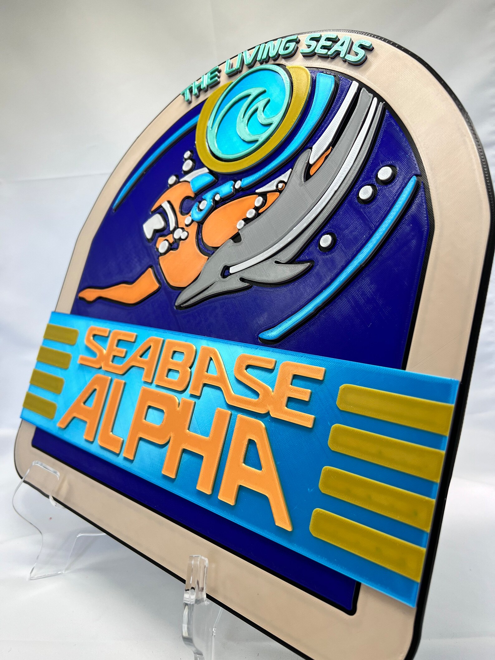 Living Seas Seabase Alpha Inspired Sign - Etsy