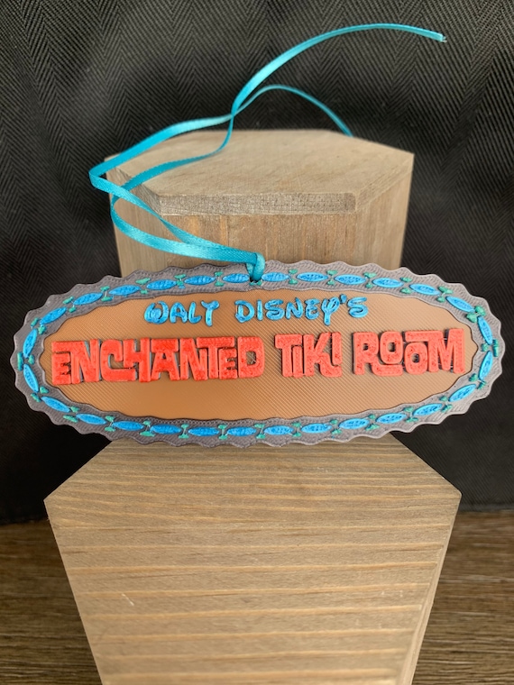 Enchanted Tiki Room Sign Ornament - Etsy