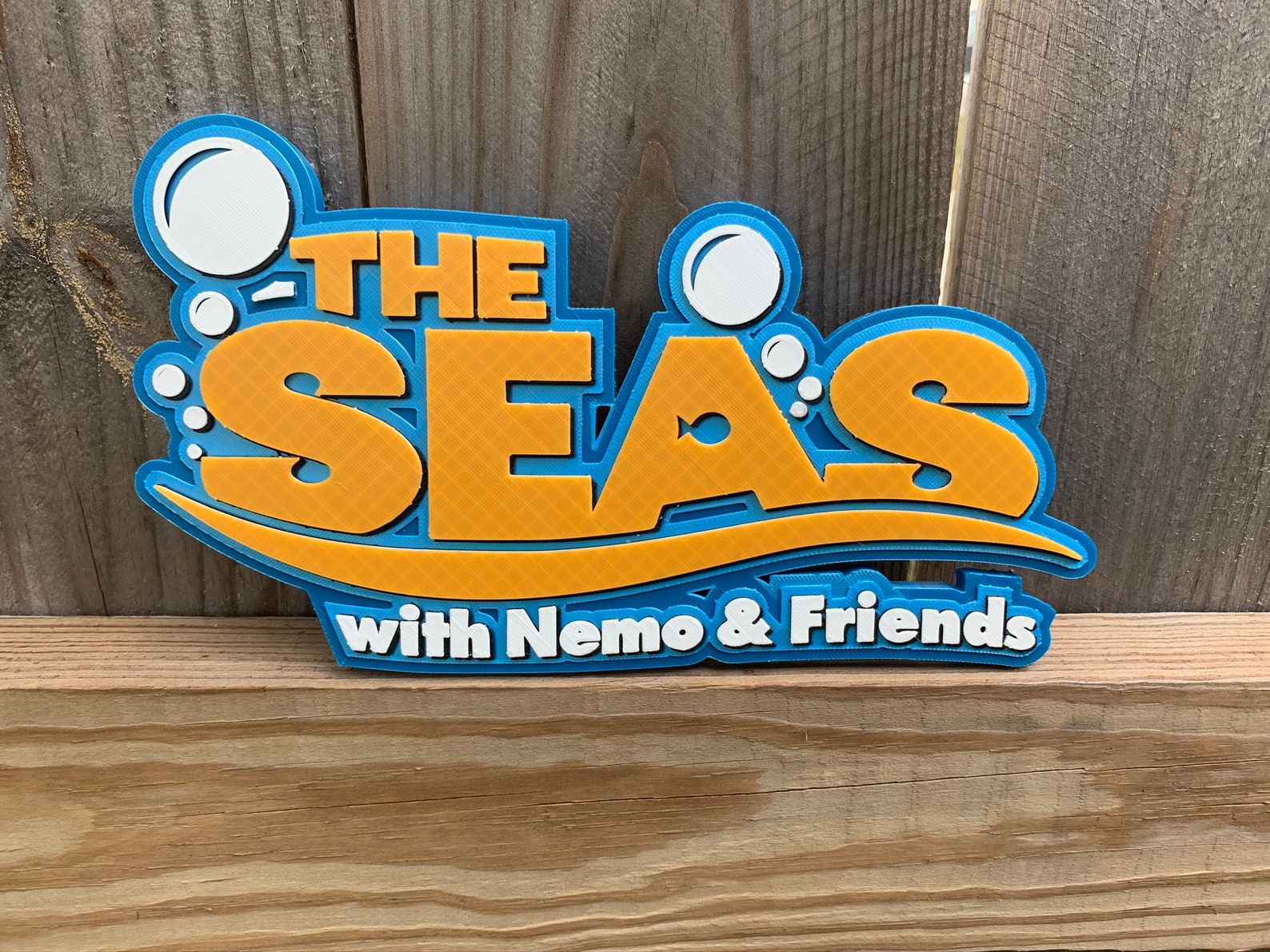 The Seas With Nemo and Friends Sign - Etsy