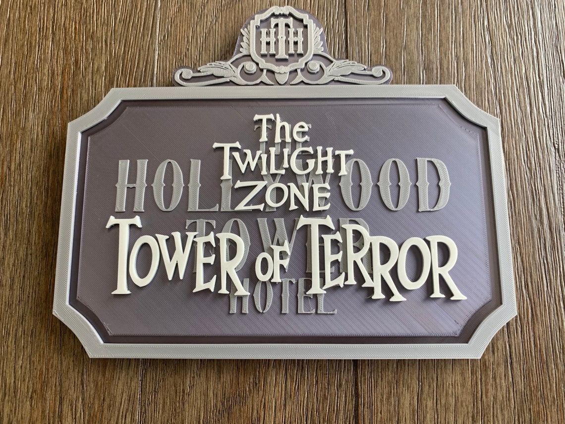 Tower of Terror Inspired Sign - Etsy