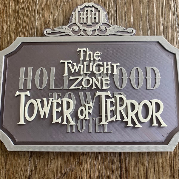 Tower of Terror Sign - Etsy