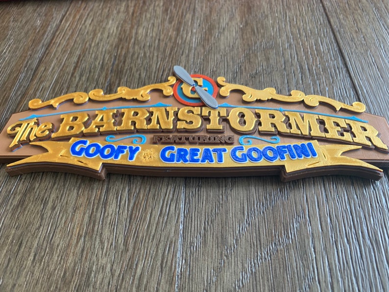 The Barnstormer Sign - Etsy