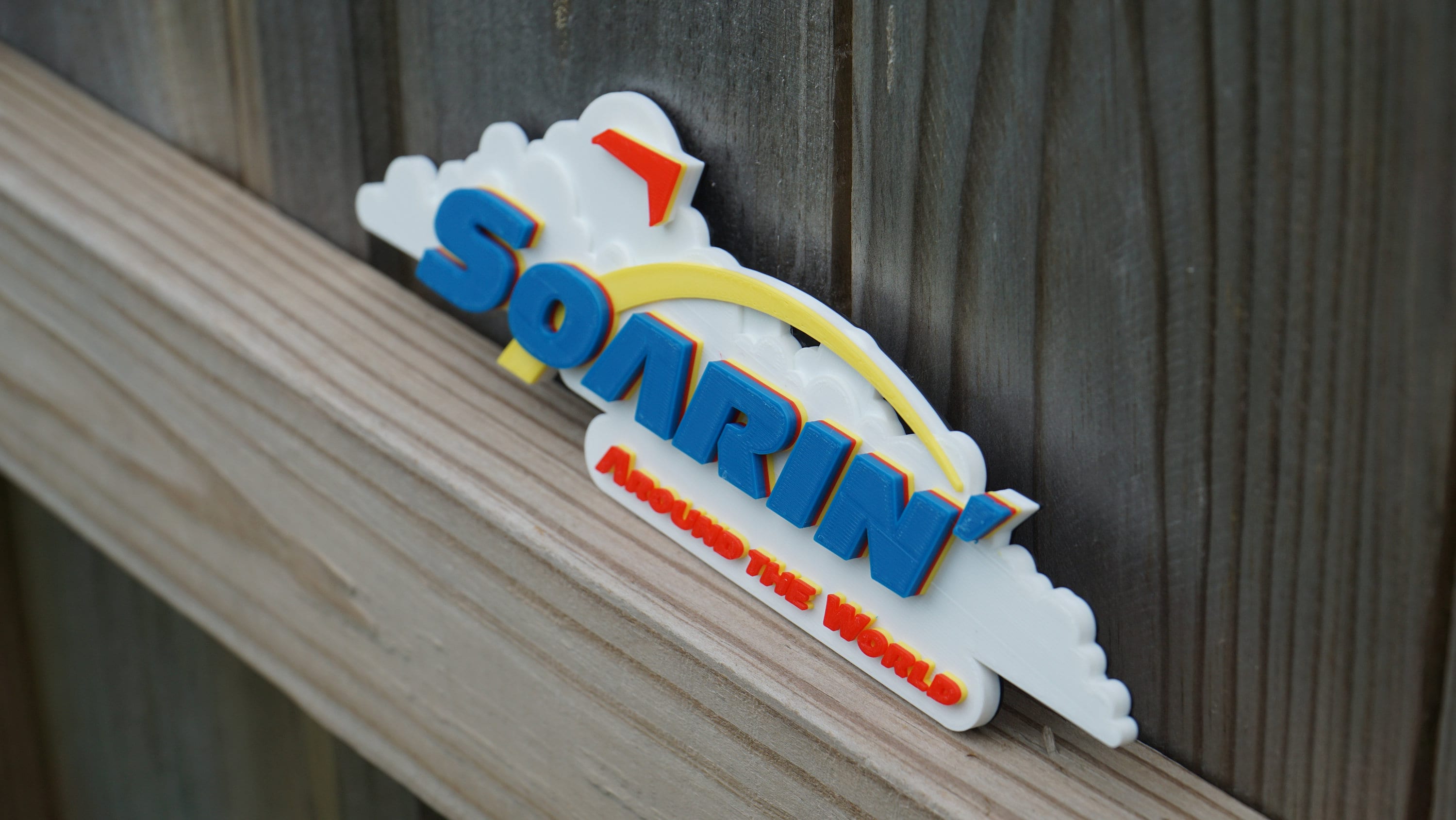 Soarin' Around the World Sign | Etsy