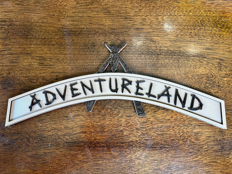 Adventureland Inspired Sign - Etsy