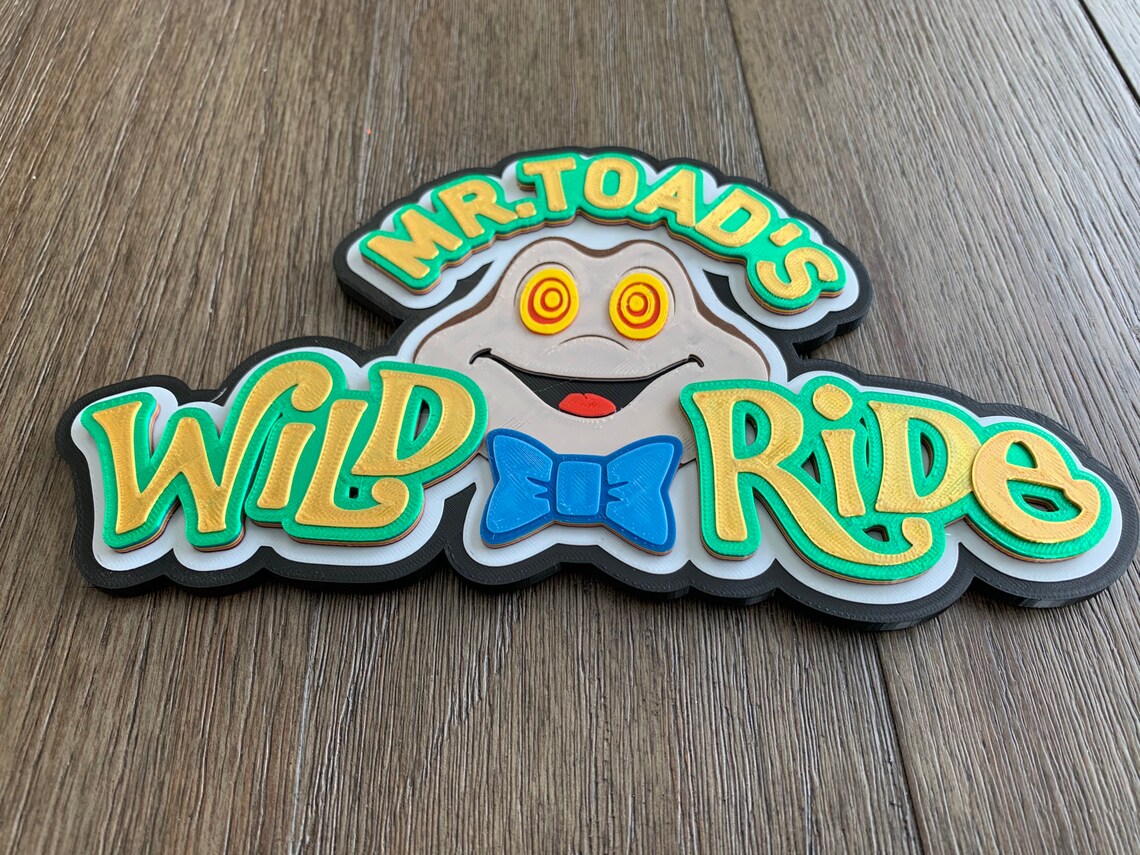 Mr. Toads Wild Ride Sign - Etsy