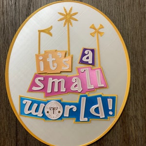 It’s a Small World Sign - Etsy