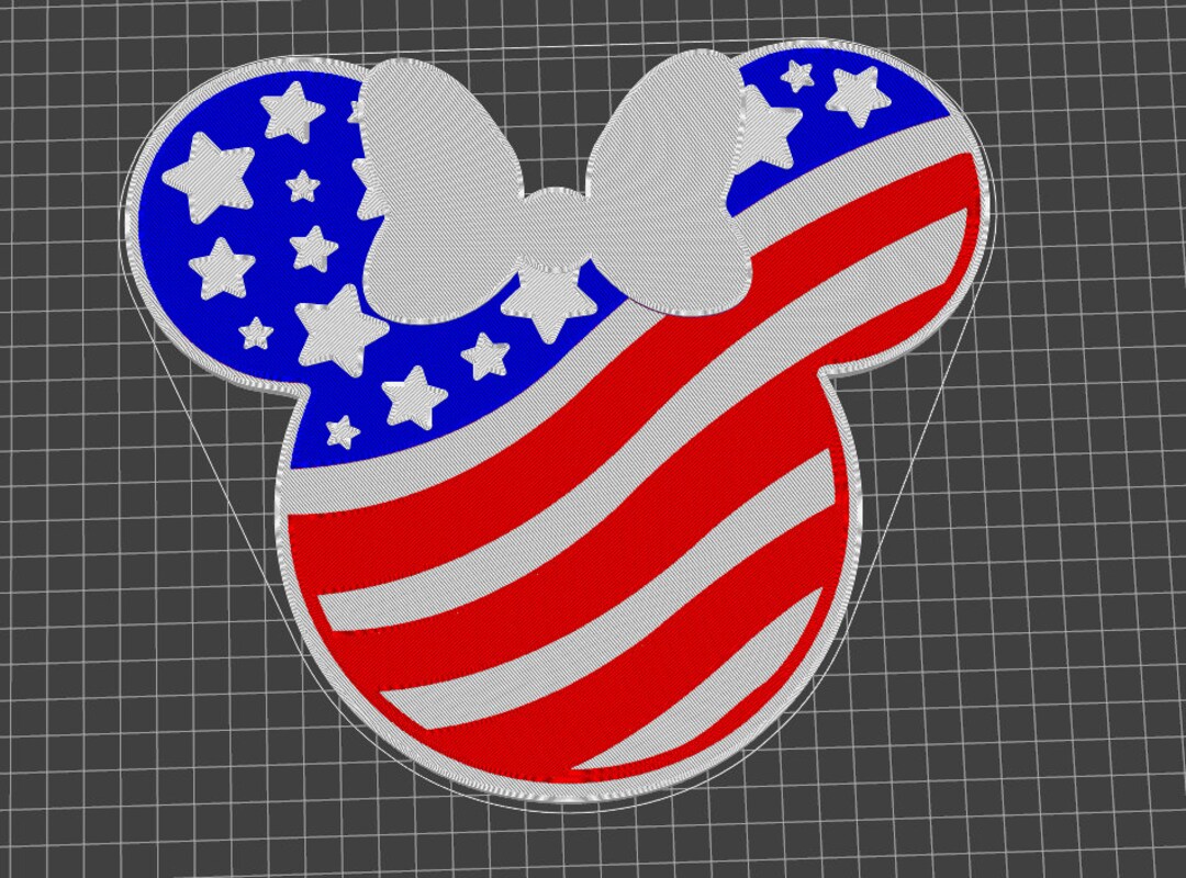 Minnie Flag Wall Art - Etsy