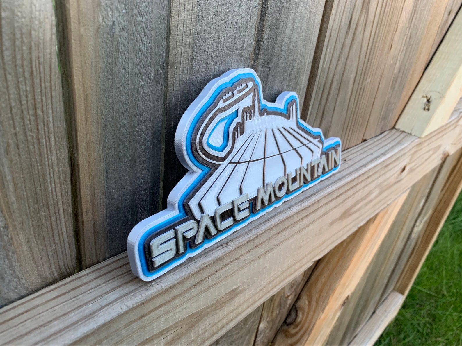 Space Mountain Sign | Etsy