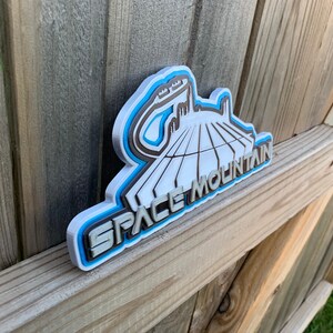 Space Mountain Sign - Etsy