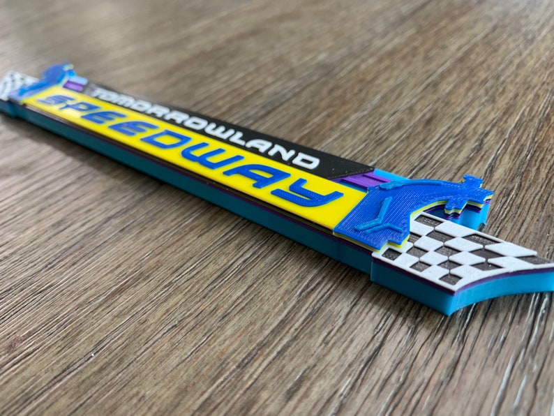 Tomorrowland Speedway Inspired Sign - Etsy