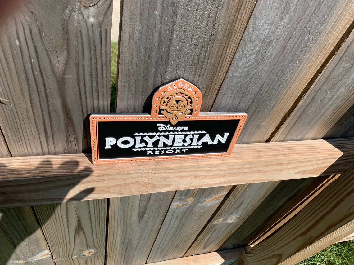 Polynesian Resort Sign - Etsy