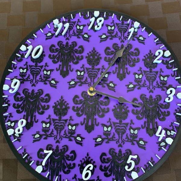 Haunted Mansion Wall Clock - Etsy