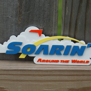 Soarin' Around the World Sign - Etsy