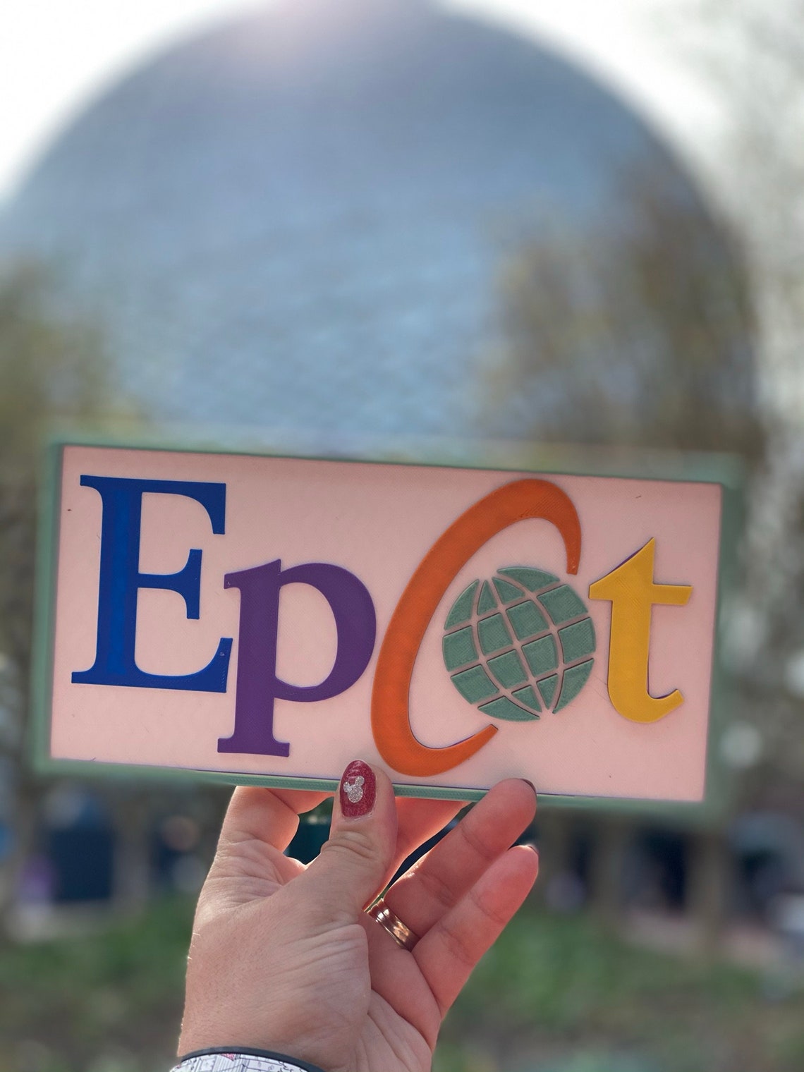 Epcot Inspired Sign - Etsy