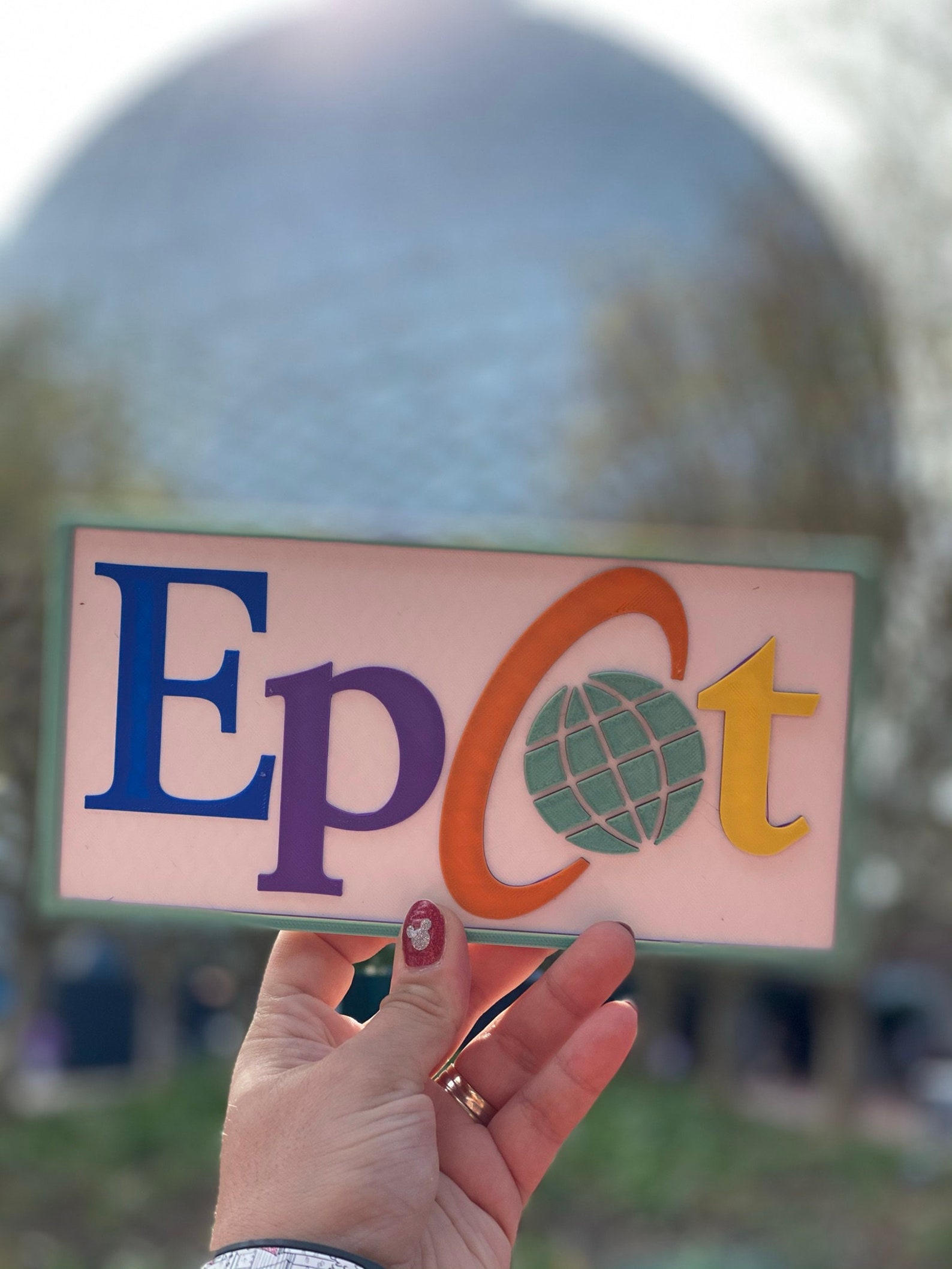 Epcot Inspired Sign | Etsy