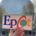 Epcot Inspired Sign - Etsy