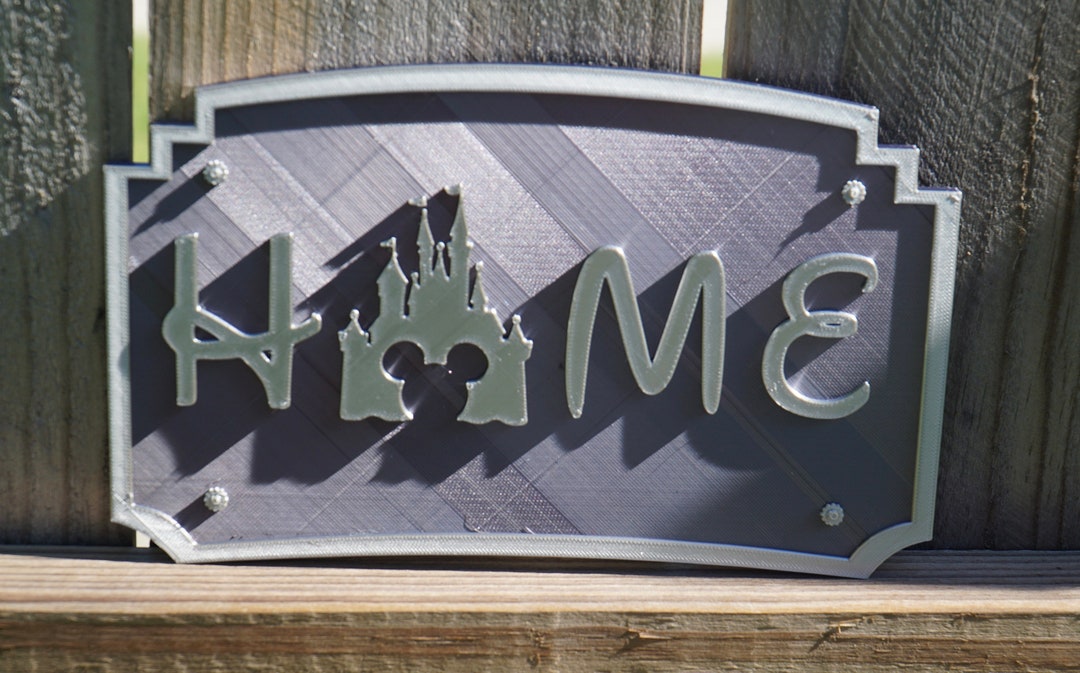 Disney Inspired "home" Sign - Etsy