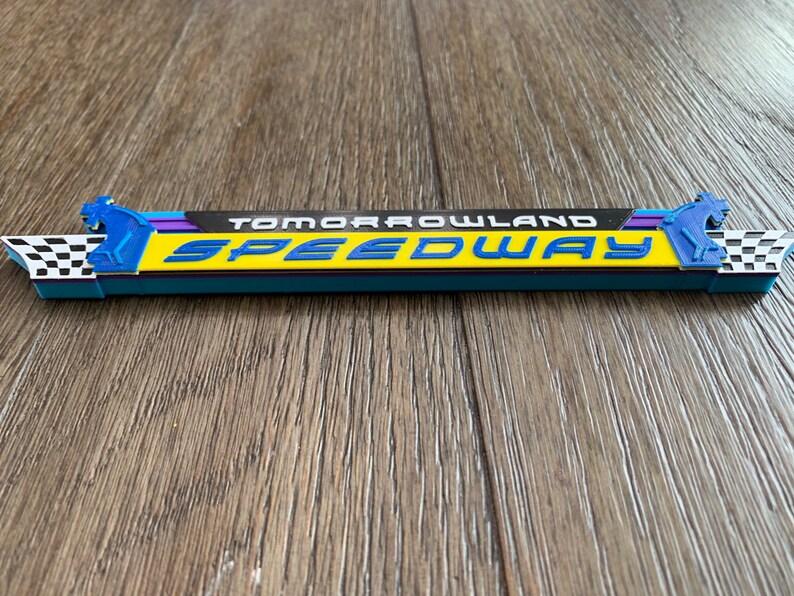 Tomorrowland Speedway Inspired Sign - Etsy
