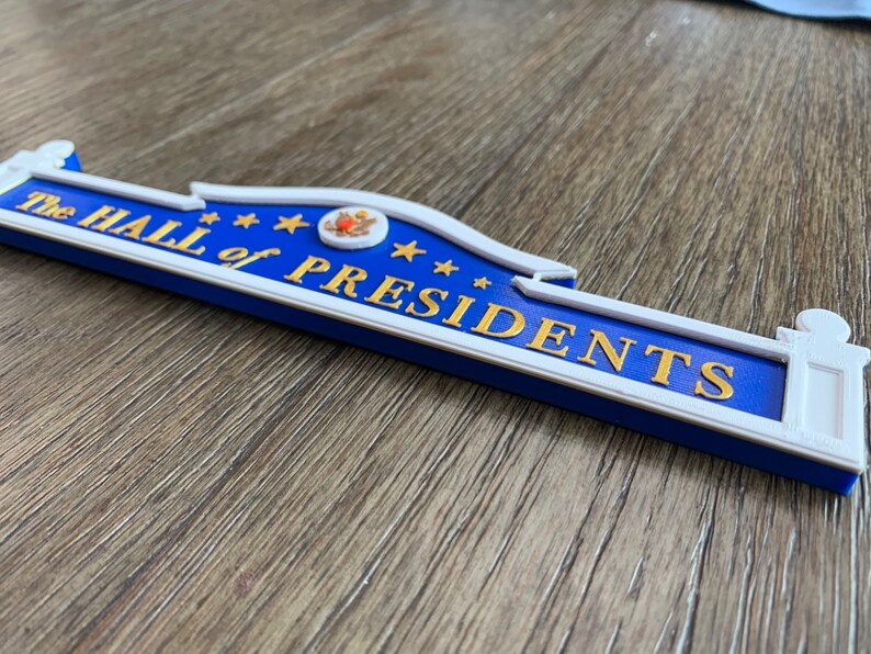 Hall of Presidents Inspired Sign | Etsy