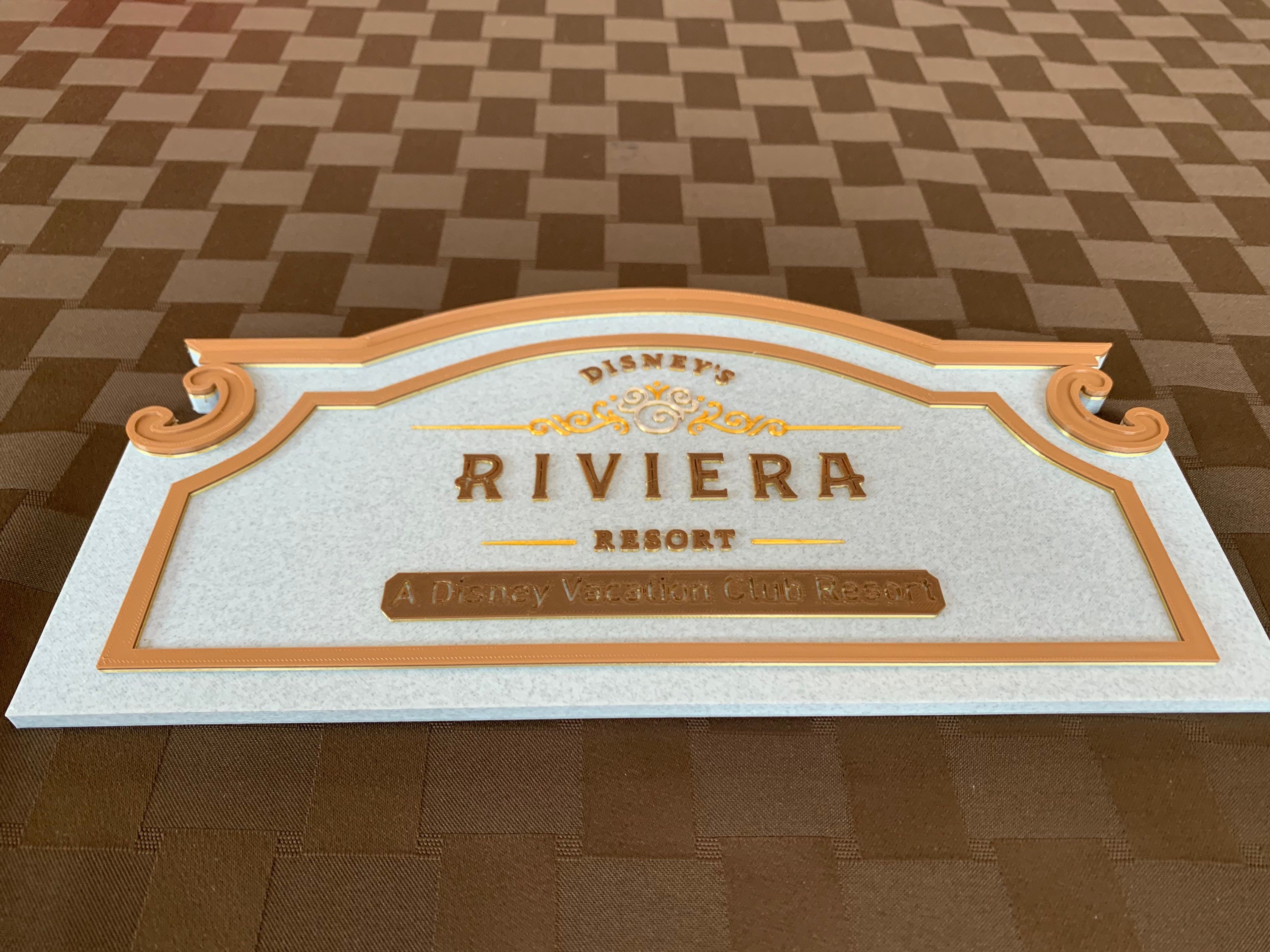 Riviera Resort Sign - Etsy