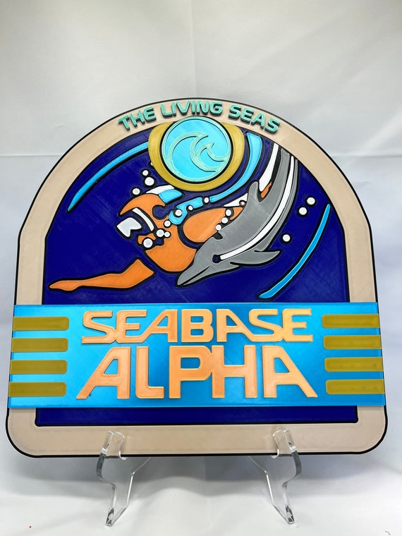 Living Seas Seabase Alpha Inspired Sign - Etsy