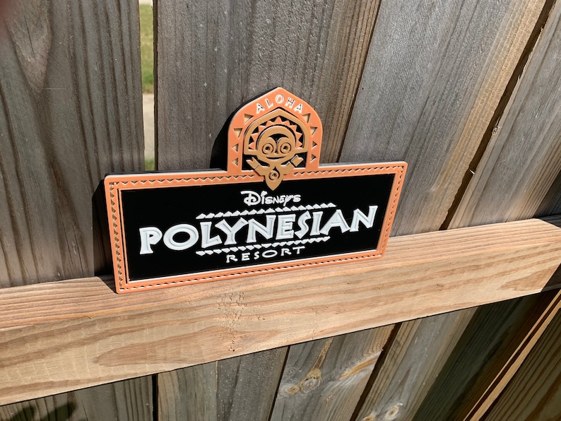 Polynesian Resort Sign | Etsy